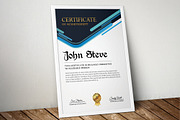 Vertical Certificate Template, a Stationery Template by Design Up