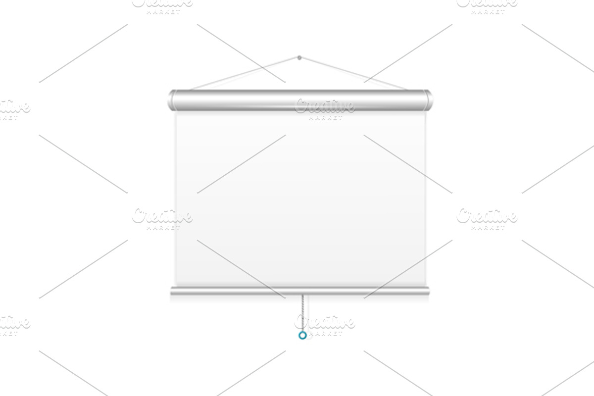 Blank Roll Up Poster Template, an Object Graphic by More Shop ...