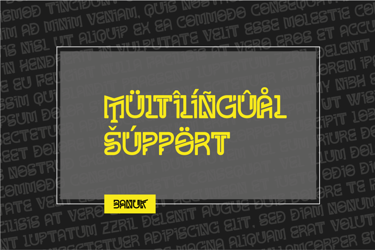 Banuk Font, a Serif Font by Grontype
