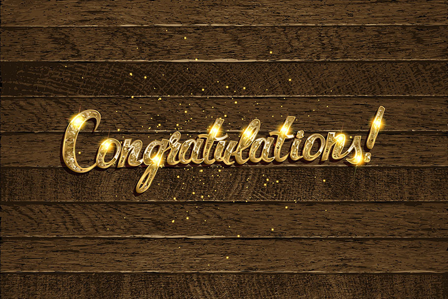 Congratulations!, a Background Graphic by Aromeo