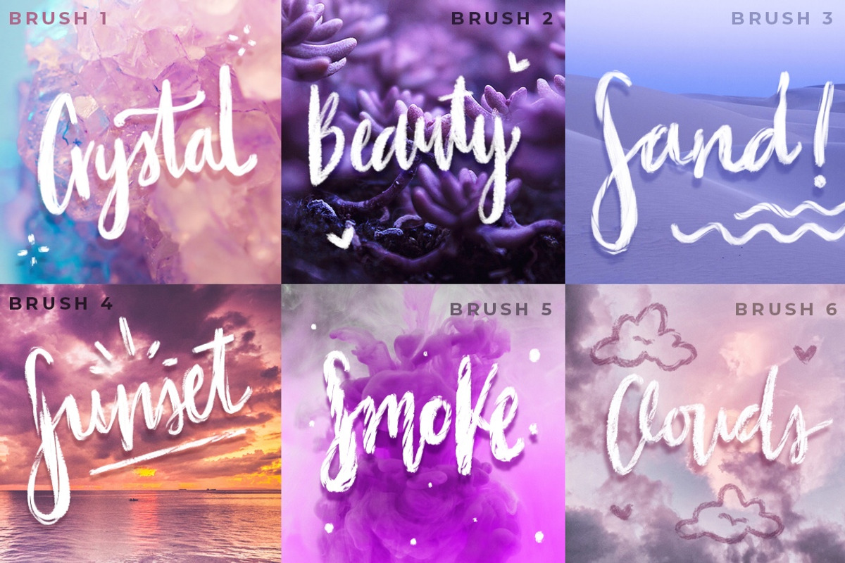 12 dry marker brushes - PROCREATE, a Brush Add-On by Andrea De Oliveira