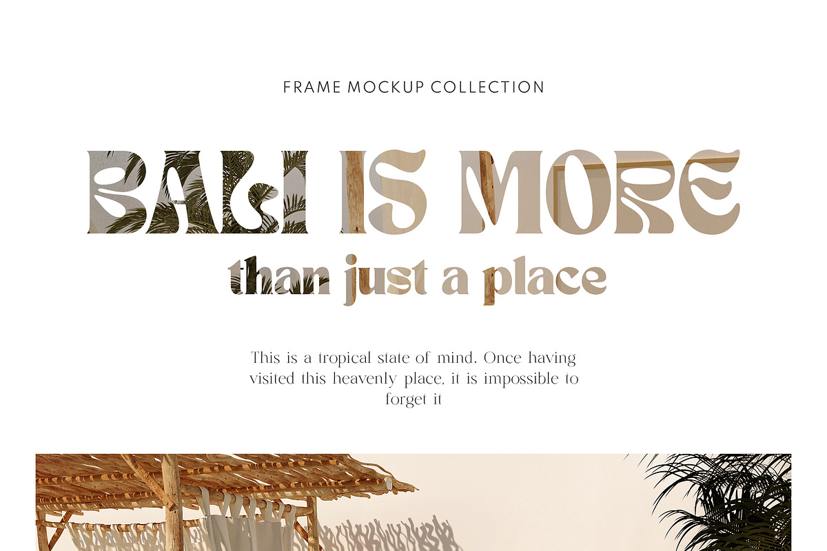 BALI Tropical Frames Mockups