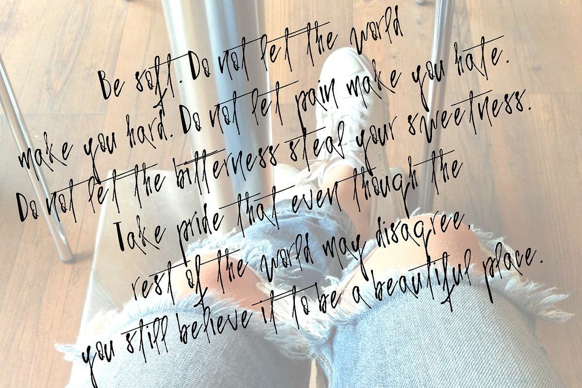 Arelon Handwritten Font, a Sans Serif Font by Adalin