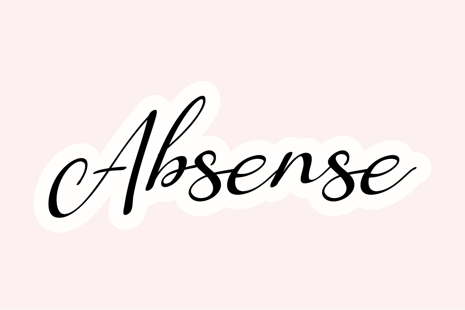 Absense - Handwritten Font | Creative Market