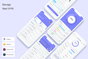 Storage App UI Kit, an UI Kit Template by Betush