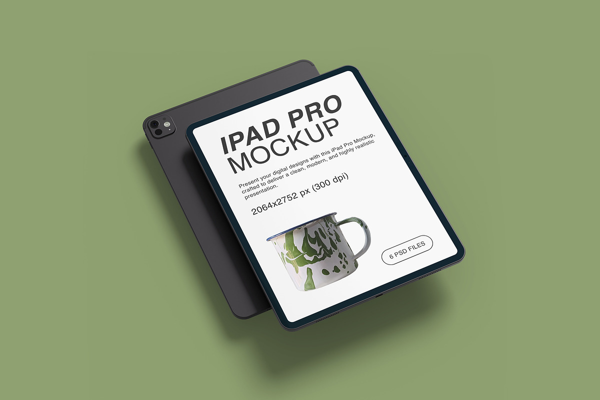 iPad Pro Mockup – High Quality Tablet