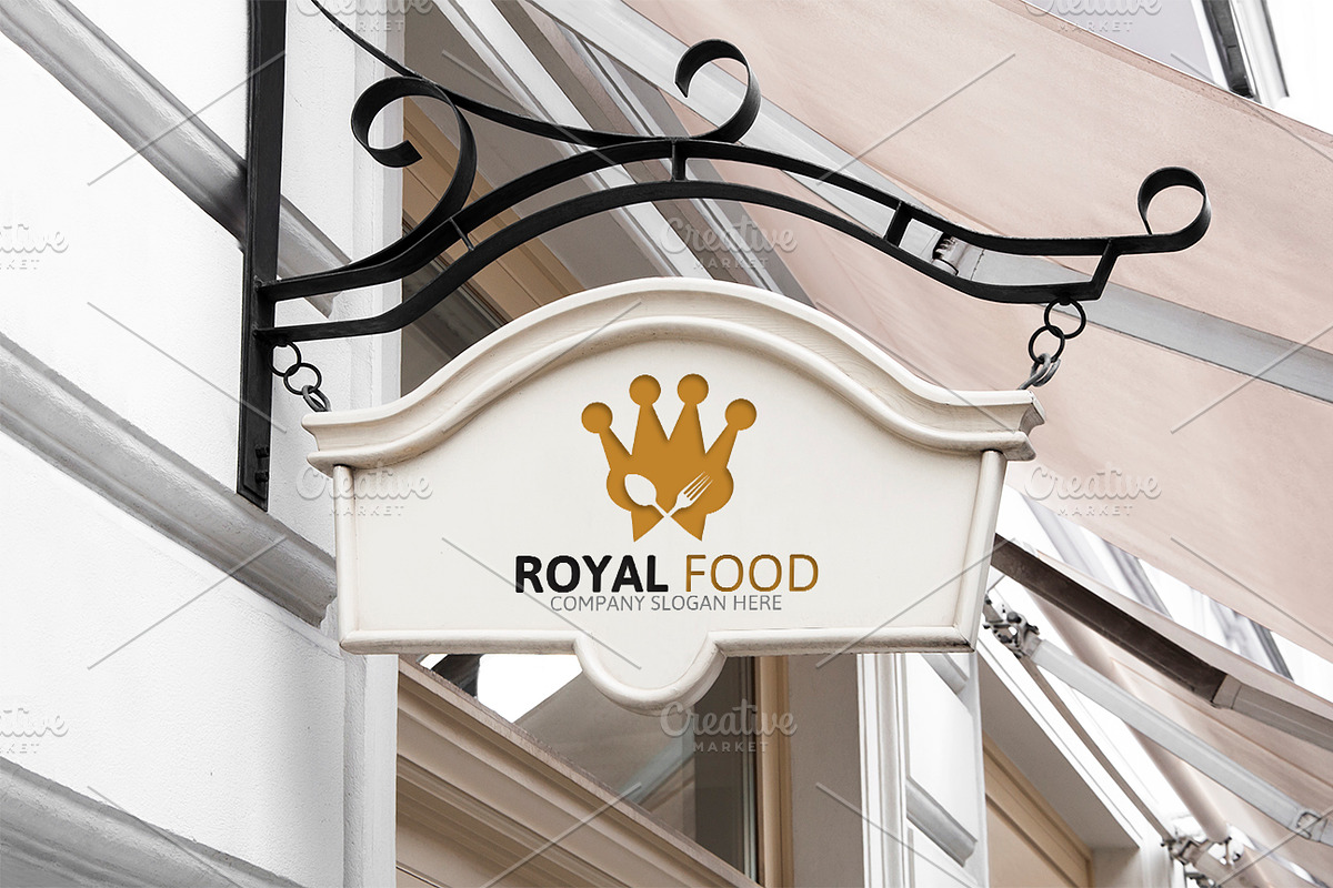 Royal Food Logo, a Branding & Logo Template by Josuf Media