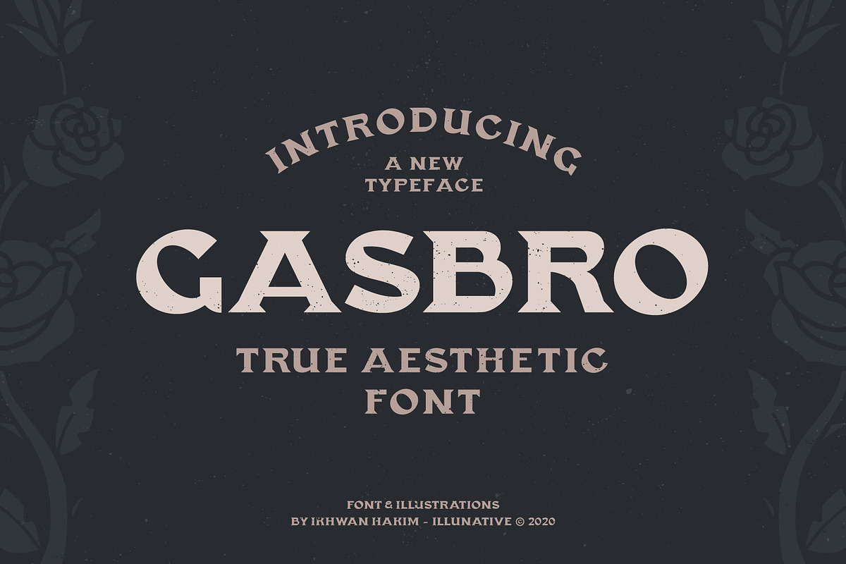 Gasbro Family Font, a Serif Font by Ikhwan Hakim | Creative Market