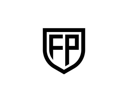 FP logo design vector template, a Branding & Logo Template by xcoolee