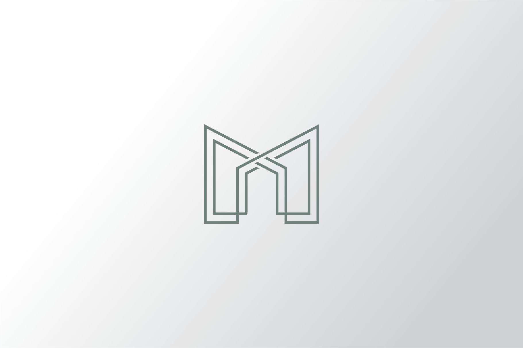 02 Metro Property Monogram Logo, a Branding & Logo Template by LINE BASIC