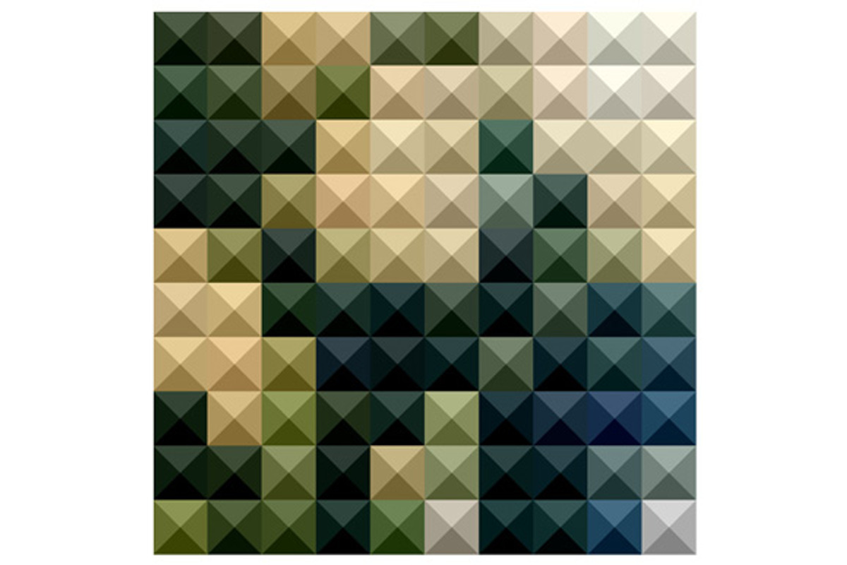 Castleton Green Abstract Low Polygon, an Illustration by patrimonio ...