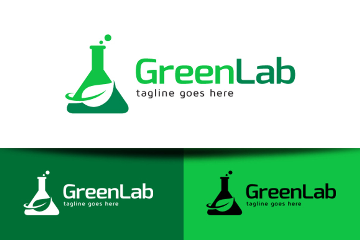 Green Lab Logo Template, a Branding & Logo Template by gunaonedesign