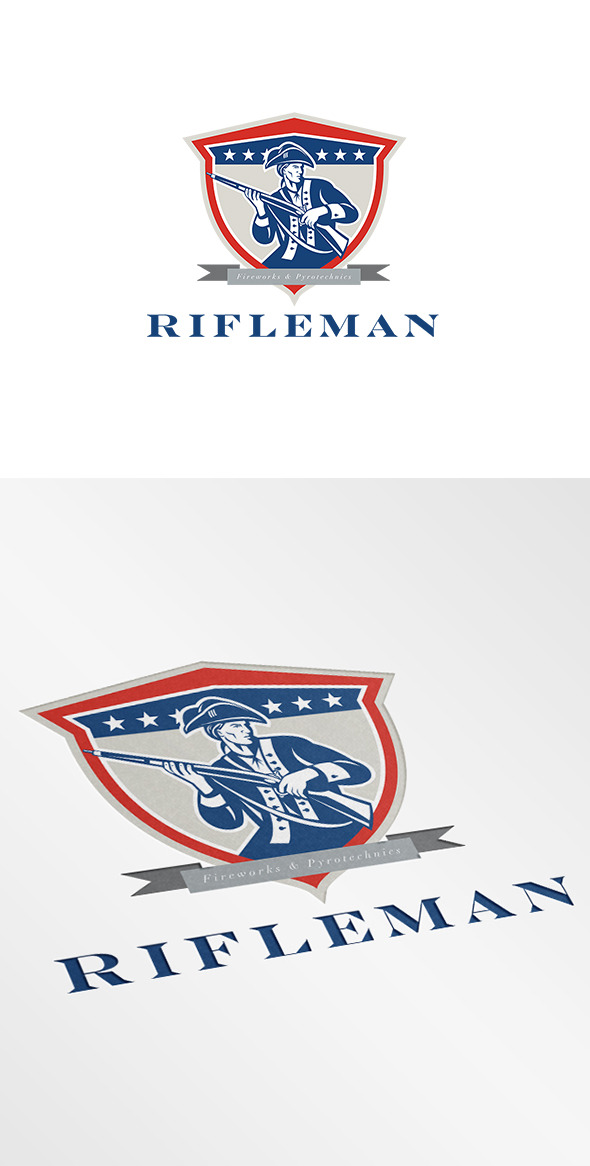 Rifleman Fireworks and Pyrotechnics, a Branding & Logo Template by ...