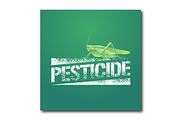 Pesticide vector logo, icon, a Work Illustration by Darth Vector