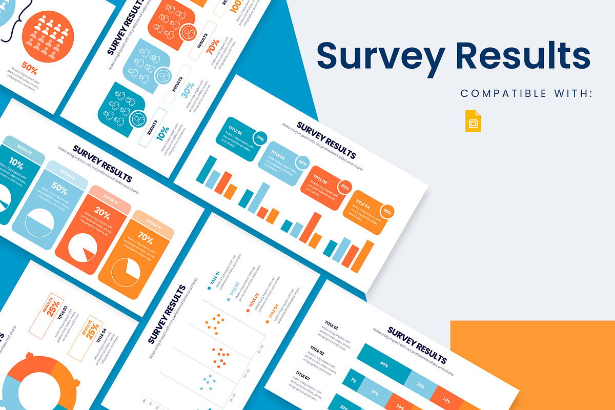 Survey Results Google Slide Template, a Presentation Template by Slidesmash