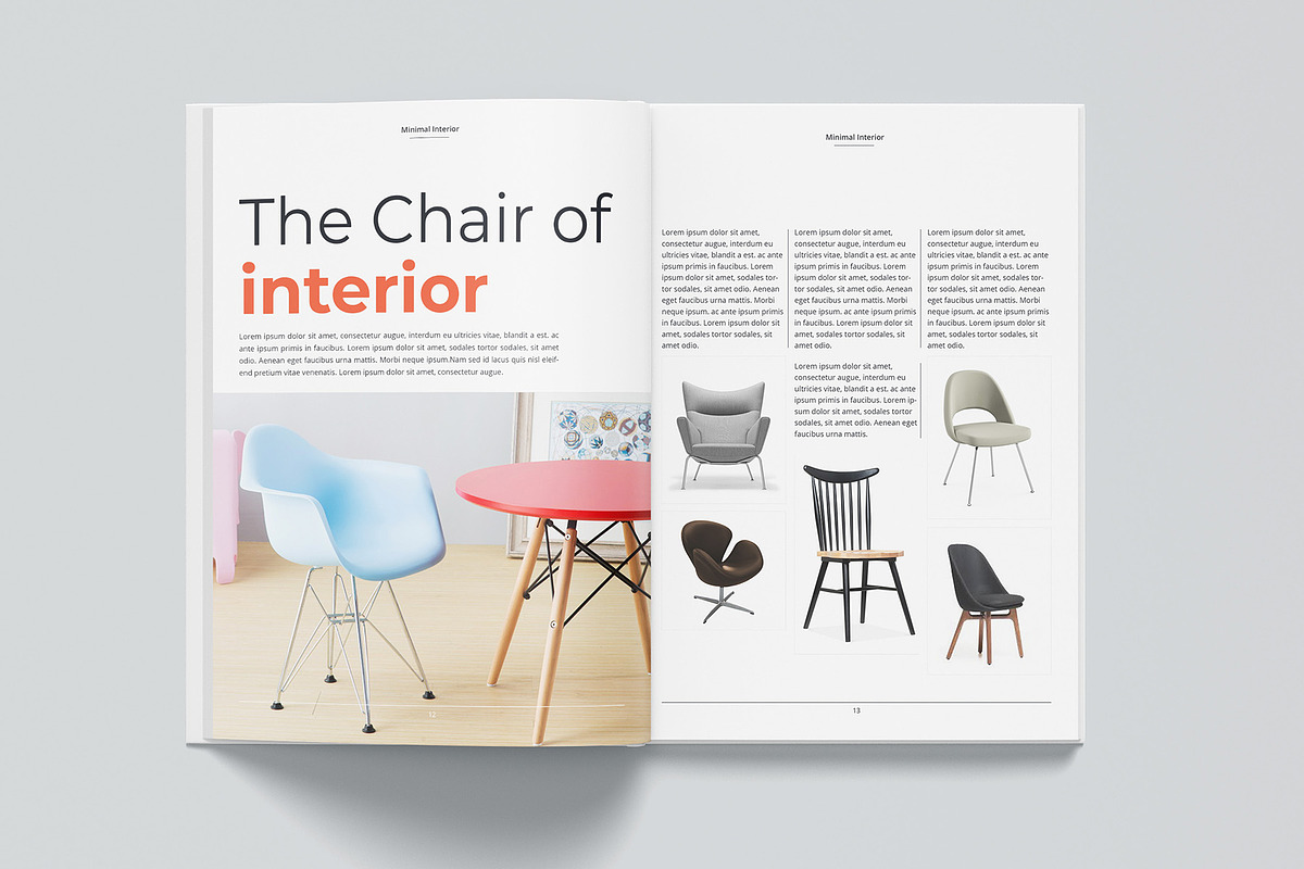 Interior Brochures / Catalogs, a Brochure Template by obayes