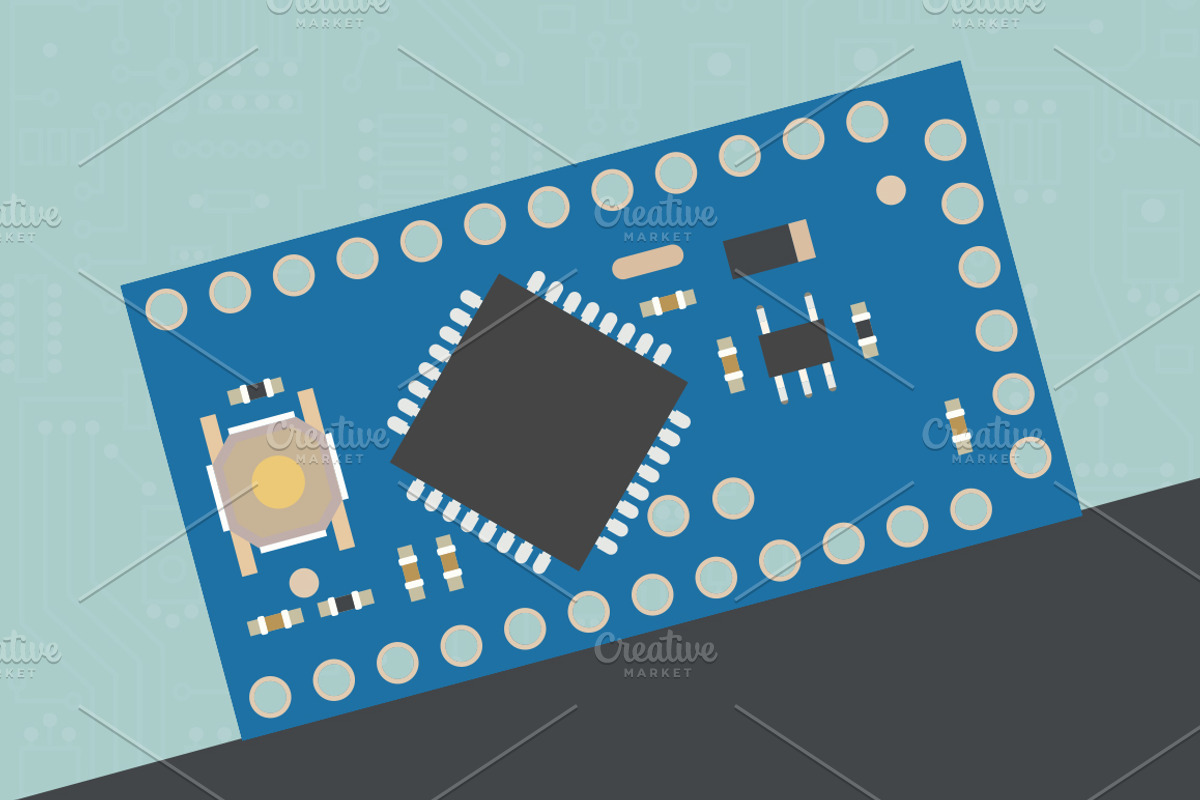 Arduino vector, an Illustration by PixelGlobe | Creative Market