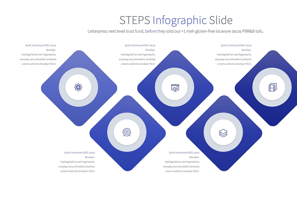 STEPS - PowerPoint Infographics, a Presentation Template by Pulsecolor