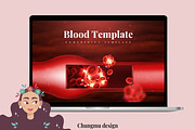 blood ppt template, a Presentation Template by chungmudesign