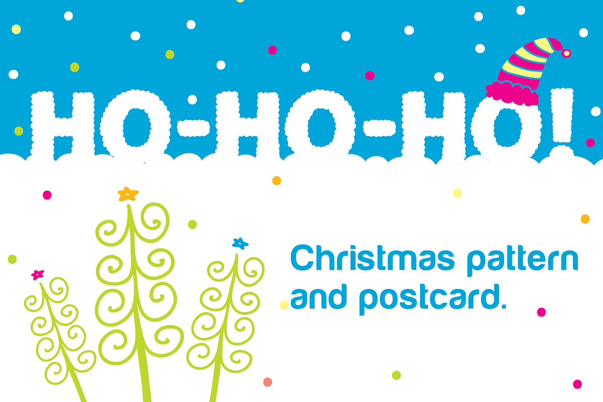 Ho-ho-ho! Christmas seamless pattern, a Pattern Graphic by vyazovskaya ...