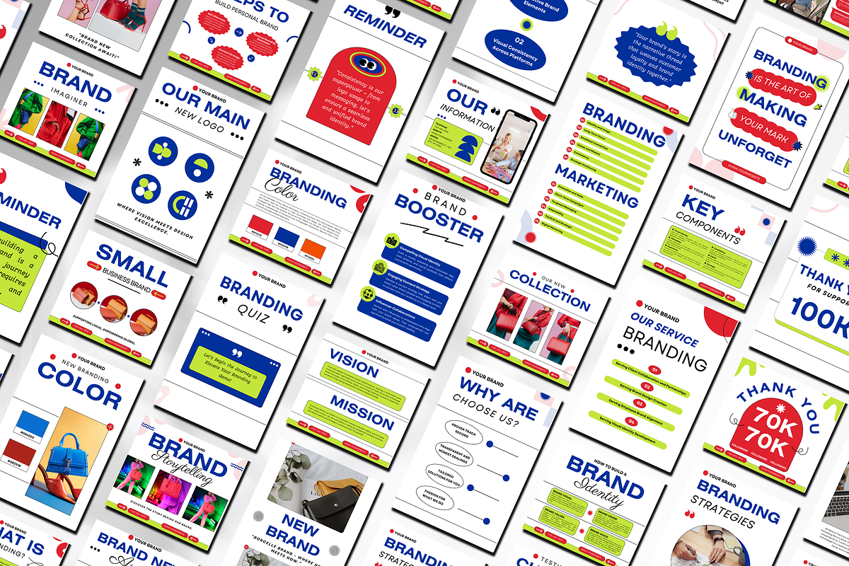 120 Brand Story Instagram Template, a Social Media Template by Branding ...