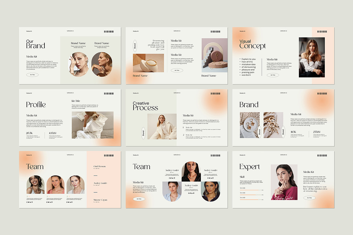Media Kit Presentation Template, a Presentation Template by ...