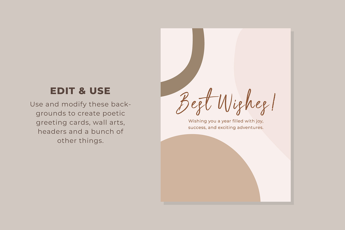 Abstract Organic Background Kit