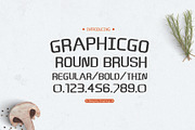 Graphicgo Round Brush Font | Handwriting Fonts ~ Creative Market