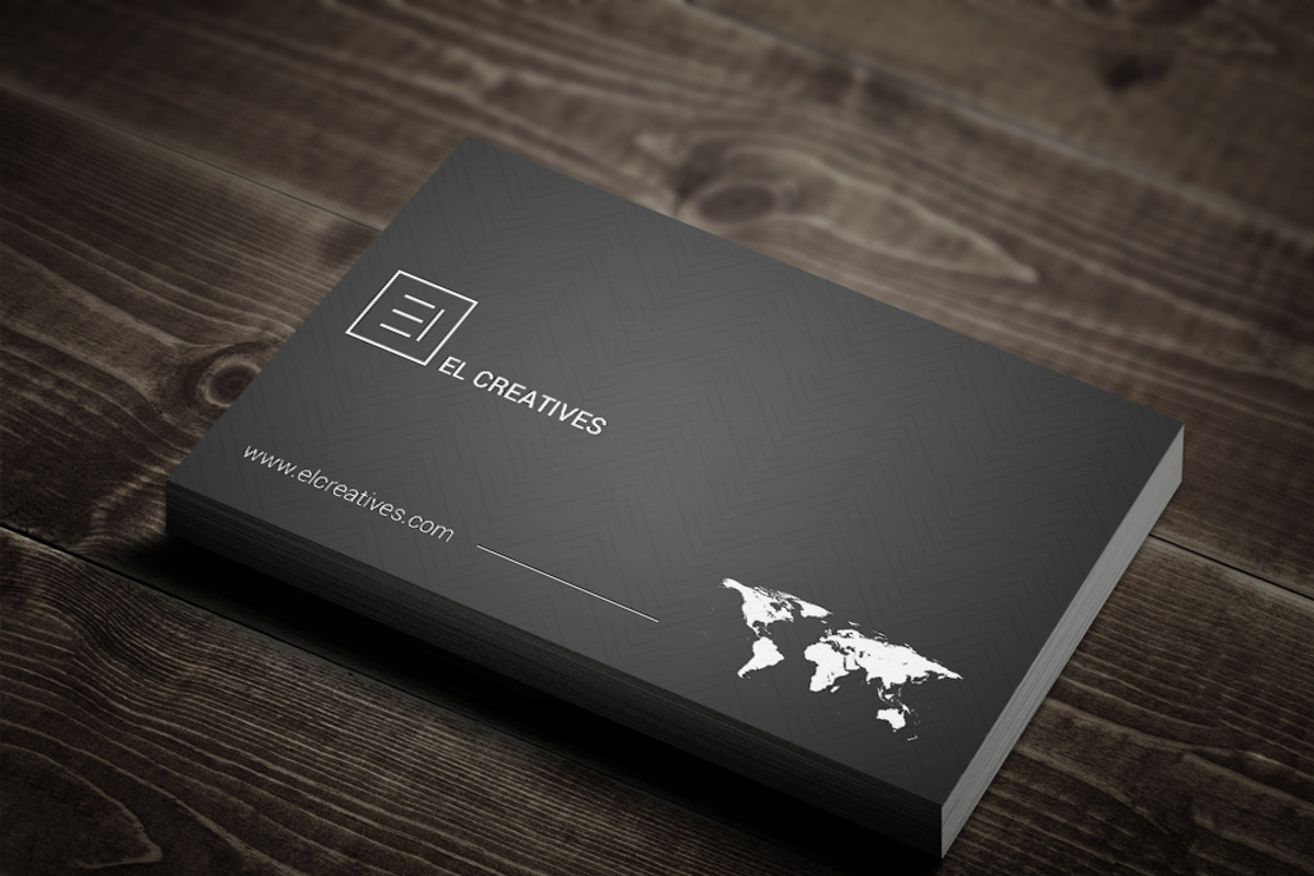 Creative Map Business Card, a Business Card Template by bouncy