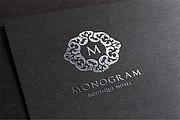 Monogram Hotel Logo, a Branding & Logo Template by Vectorwins Premium Shop