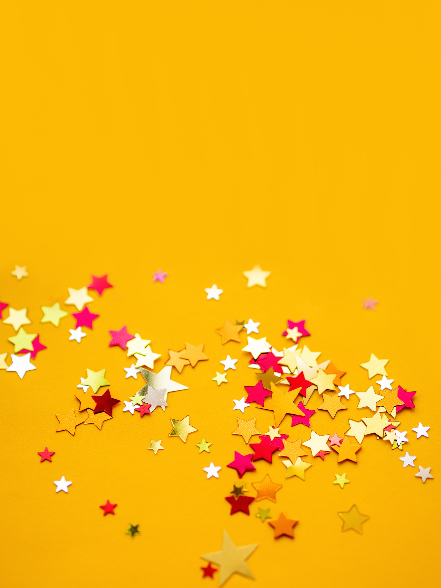 Yellow holiday background confetti stock photo containing christmas and ...