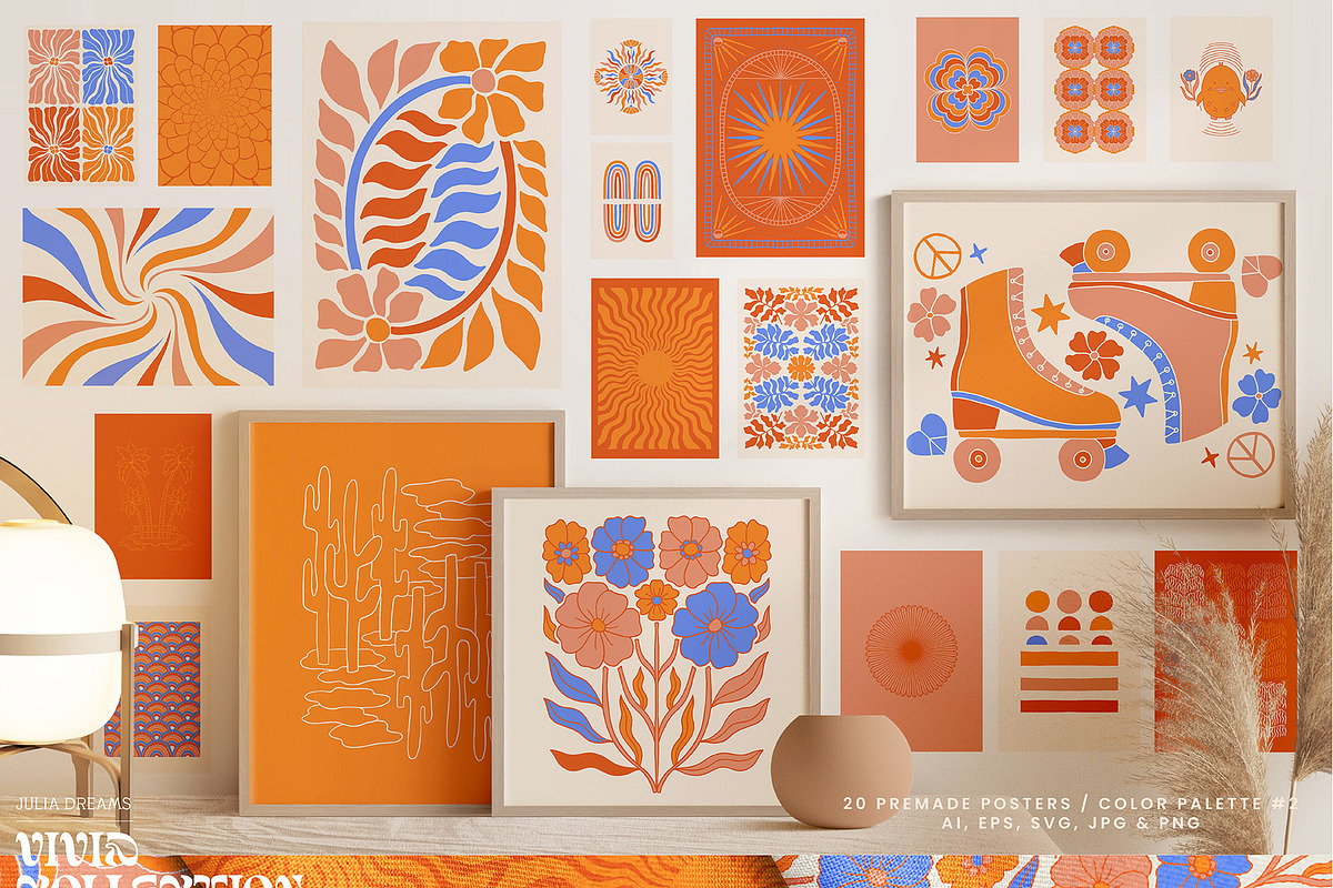 Vivid Posters Patterns Bundle