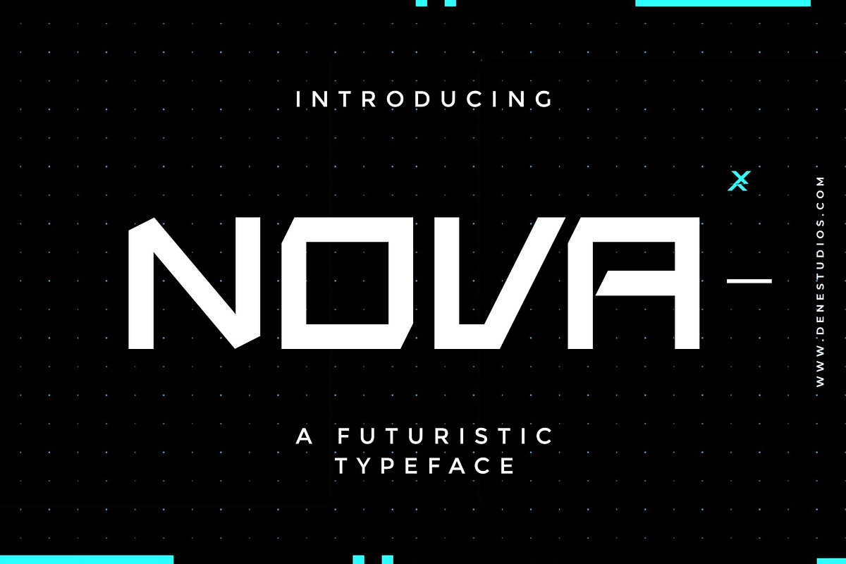 NOVA typeface, a Font by Dene Studios | Creative Market
