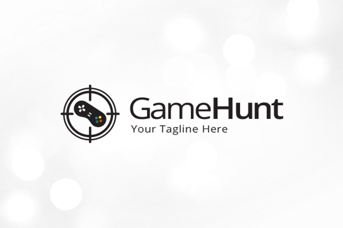 Game Hunt Logo Template, a Branding & Logo Template by gunaonedesign