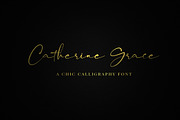 Catherine Grace - Script Font, a Script Font by Fontcastle | Creative ...