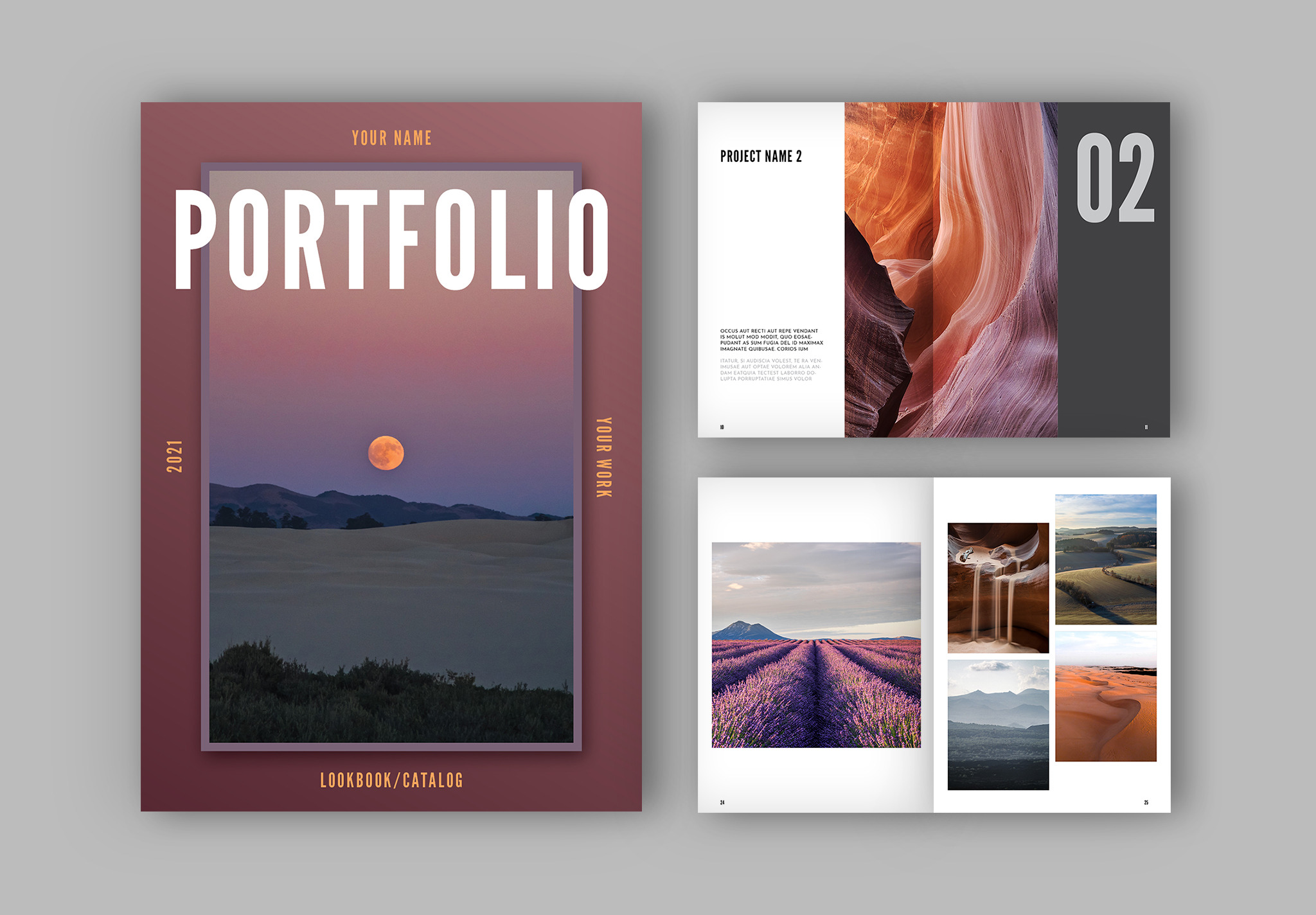Portfolio Layout (30 pages)(A4+US), a Brochure Template by ...