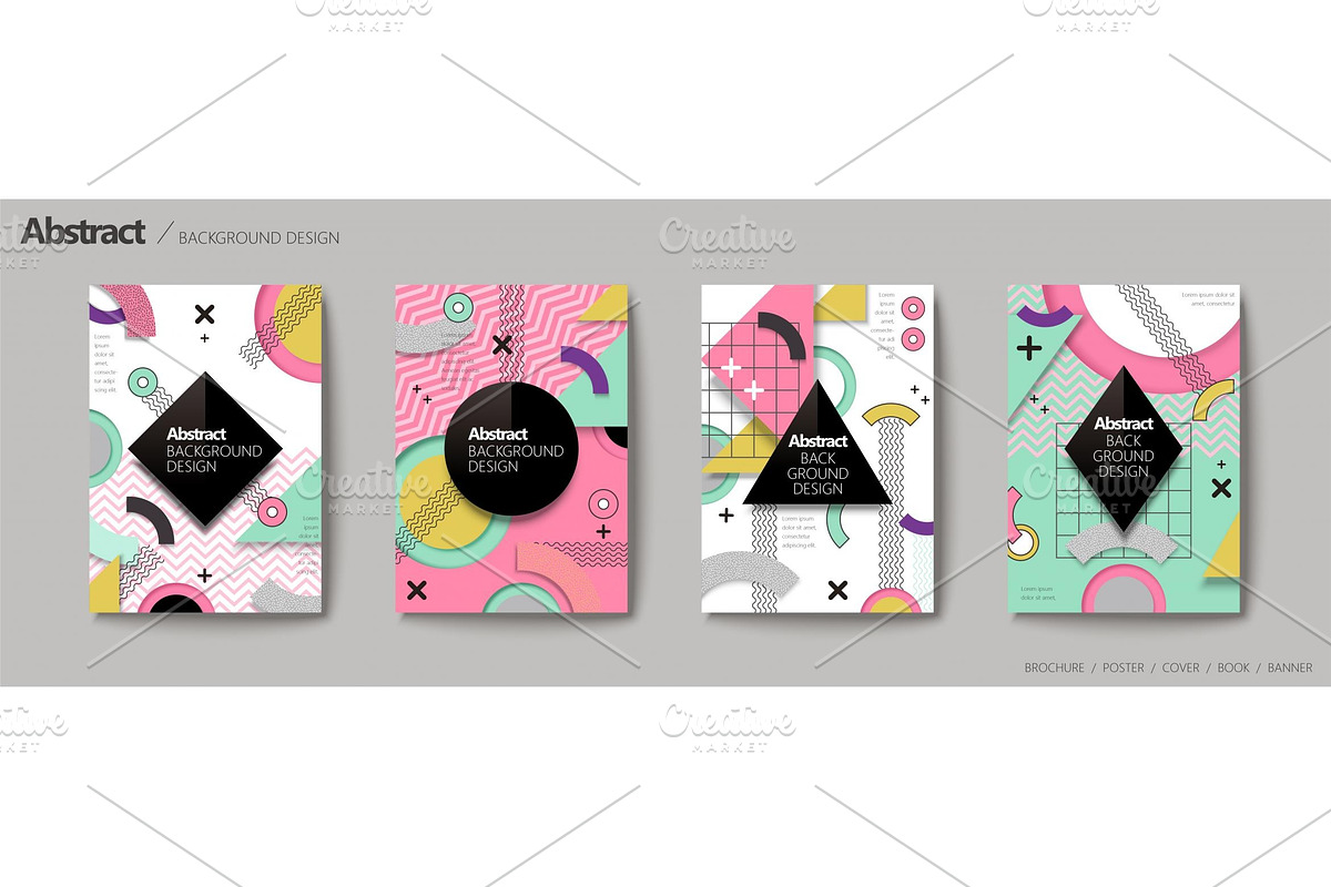 Abstract background design, a Magazine Template by TotallypicRF ...