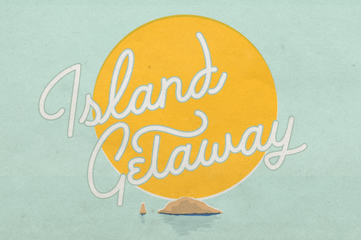 Travel Poster Font Duo, a Script Font by Fenotype