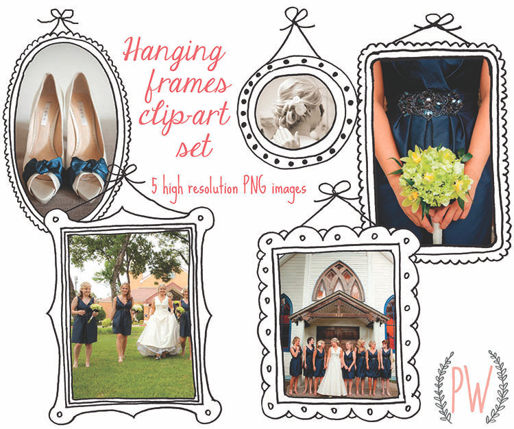 Hanging Doodle Frames Hand Drawn, an Illustration by Printable Wisdom | Creative Market