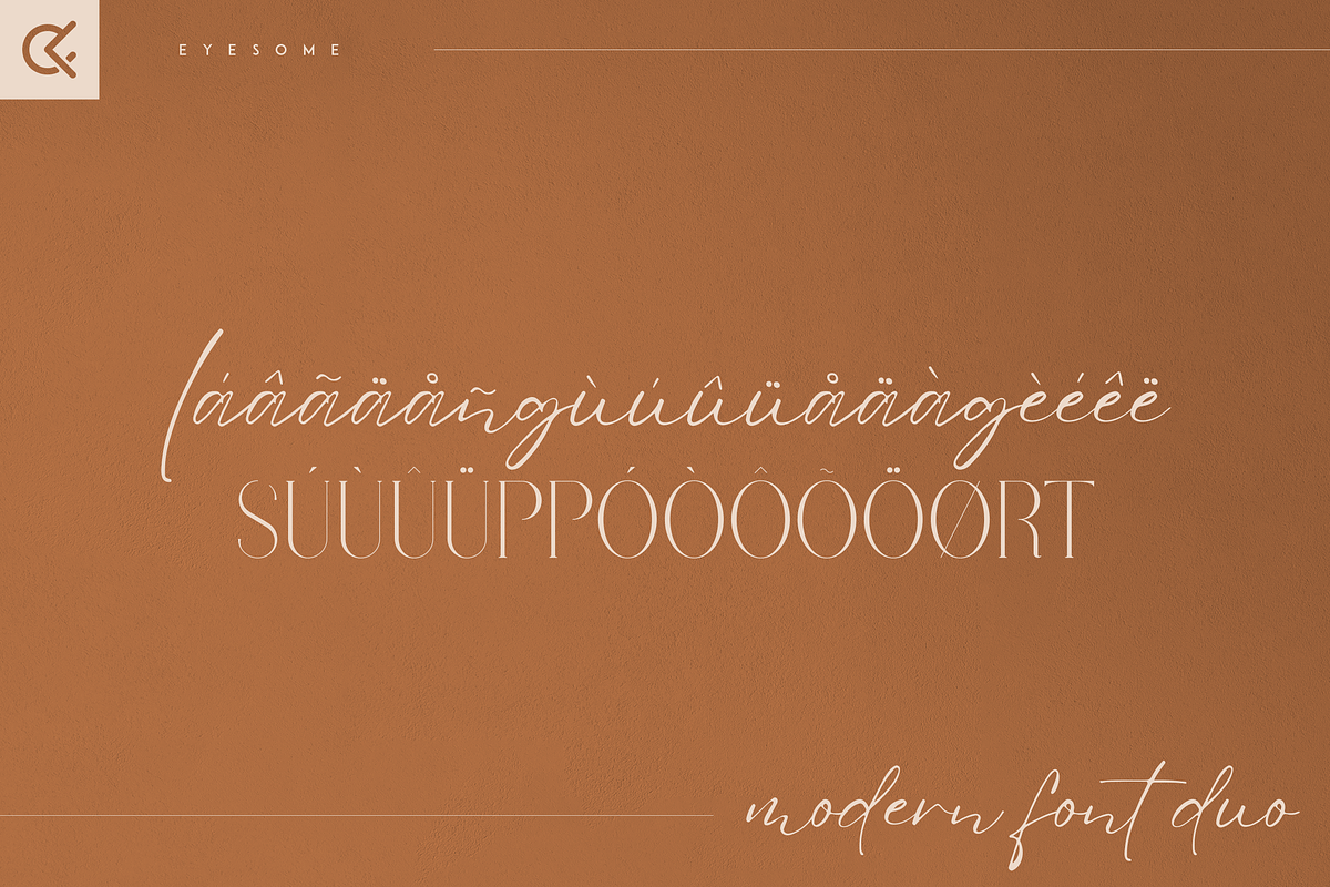 Eyesome - Modern Font Duo