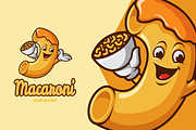 Macaroni - Mascot Logo, a Branding & Logo Template by AQR Studio