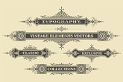 Vintage Vector Elements, an Illustration by G7