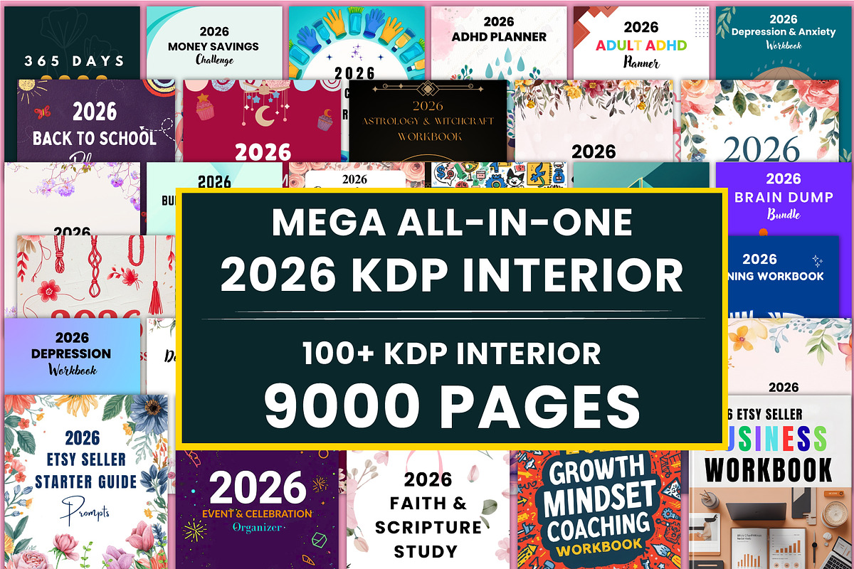 Mega All-In-One 2026 KDP Interiors