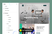 Hypercare - Healthcare Landing Page, a Landing Page Template by SLAB ...