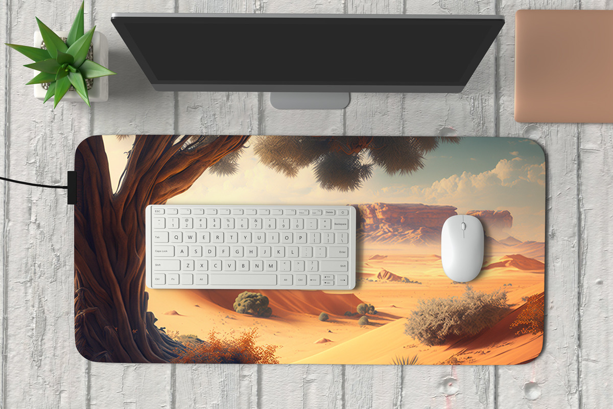 Mouse pad with built-in light mockup, an Advertising Mockup by Rami's ...