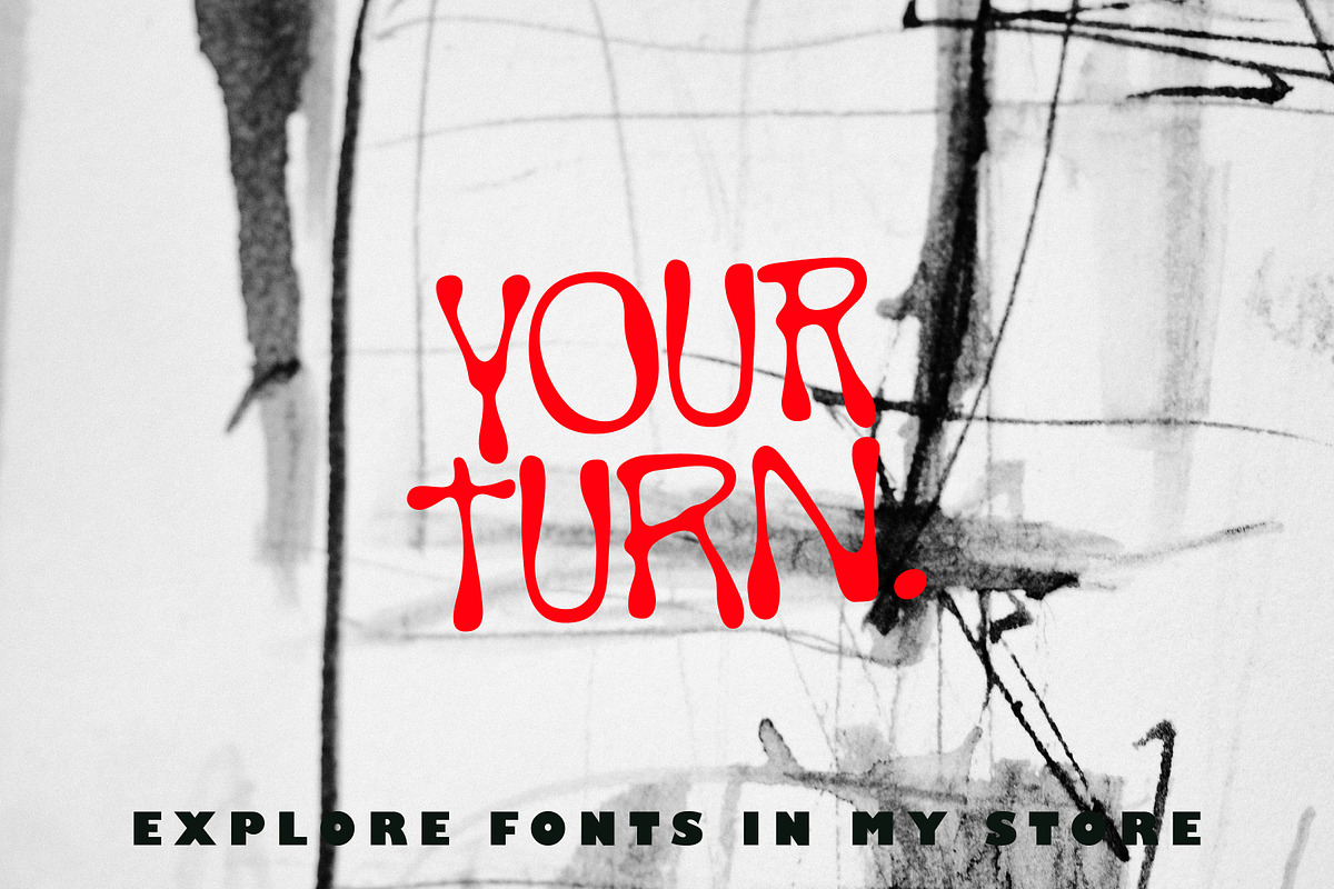 Drippy Mess Handwritten Inky Sans, a Sans Serif Font by Struvictory.art