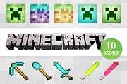 10 Minecraft Icons, an Icon by Designs By Alfredo