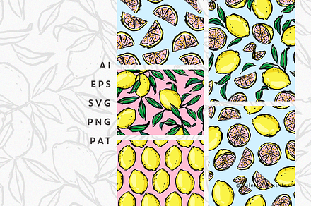 Car and motorbike patterns | Graphic Patterns ~ Creative Market