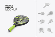 Paddel Racket Mockup, a Product Mockup by OneVectorStock