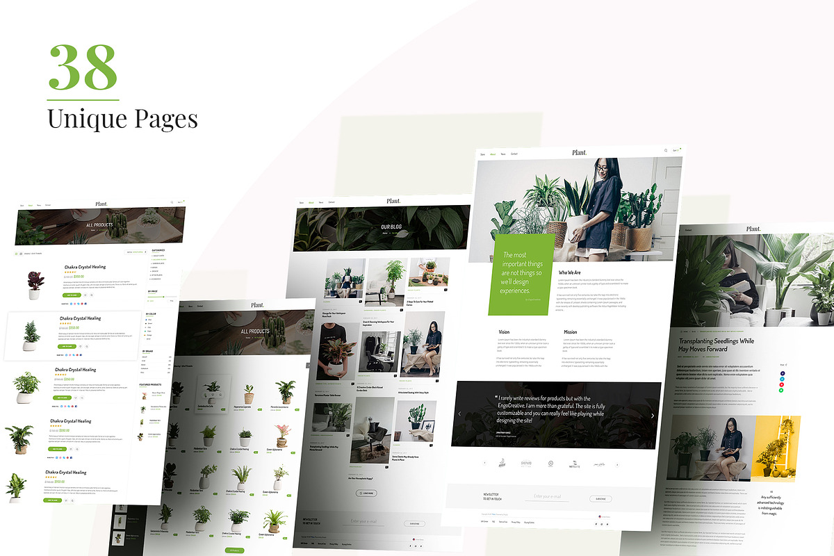 Plant - Gardening & Houseplants Temp, a Websites & App Template by ...